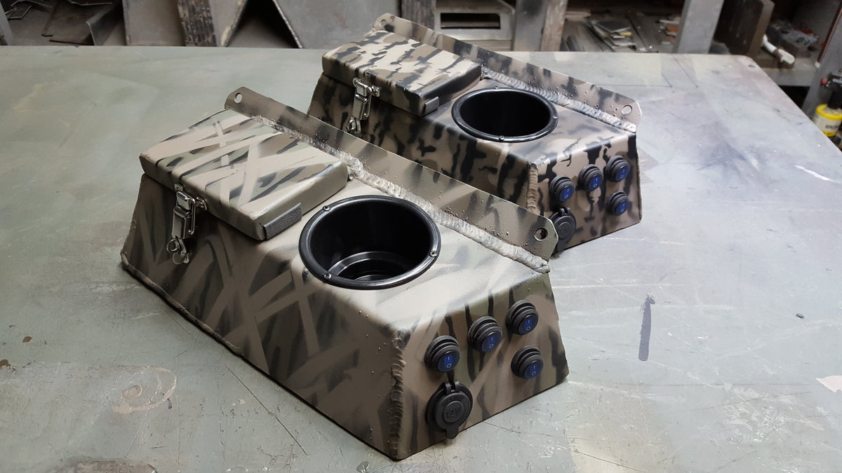 Dry Storage Box/Cup Holder – Two Rivers Design and Fab