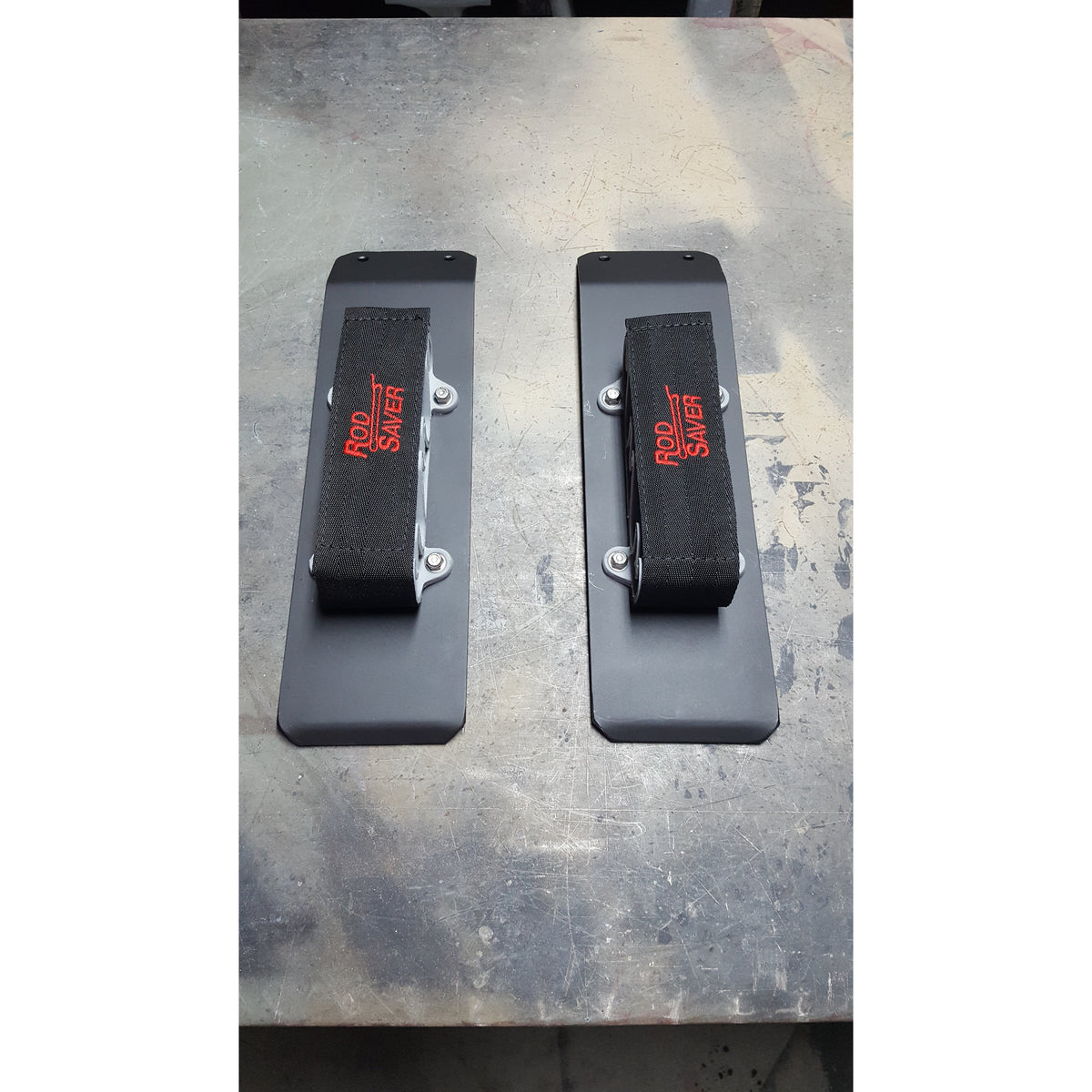 Rod Savers (2), T-Rail Mount, (4) Rods – Two Rivers Design and Fab